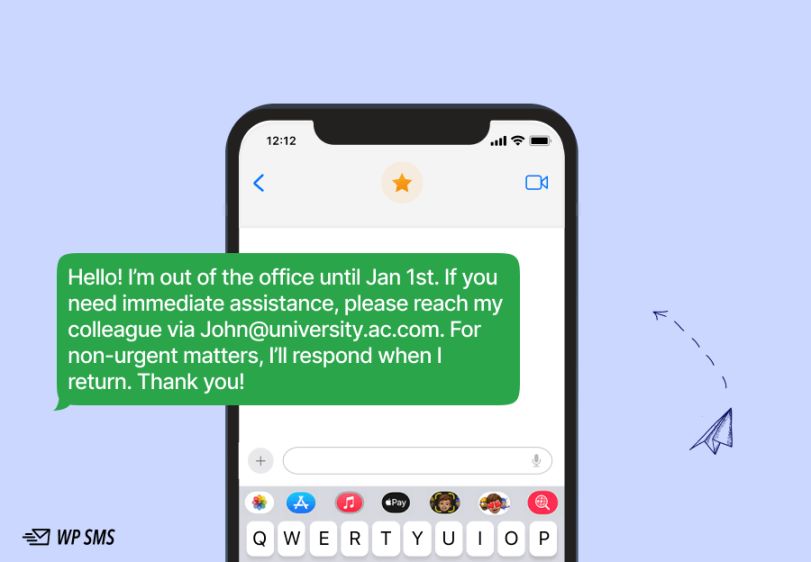 15 Top Auto Reply Message Samples For Businesses | WP SMS - WordPress ...