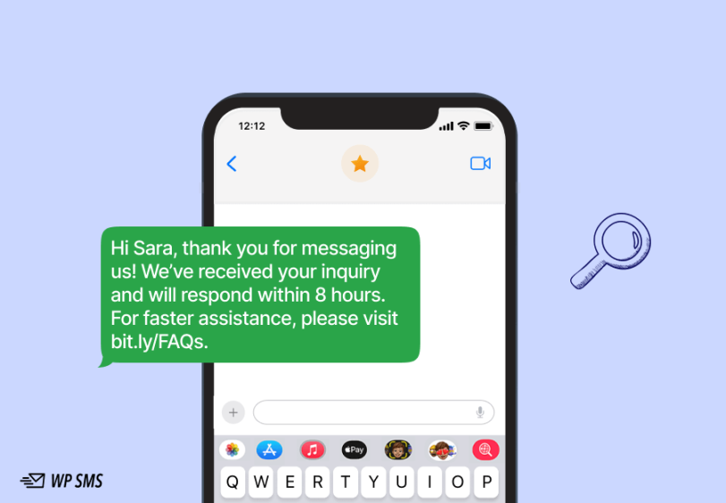 15 Top Auto Reply Message Samples For Businesses | WP SMS - WordPress ...
